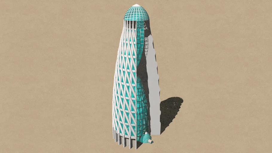 Spiral Tower design | 3D Warehouse
