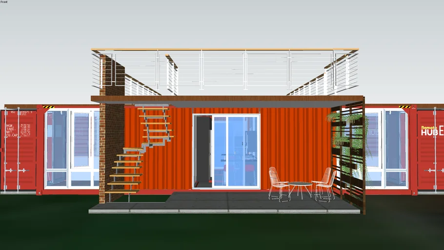 Lower Deck Container Hub | 3D Warehouse