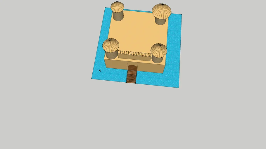 Castle With Drawbridge | 3D Warehouse