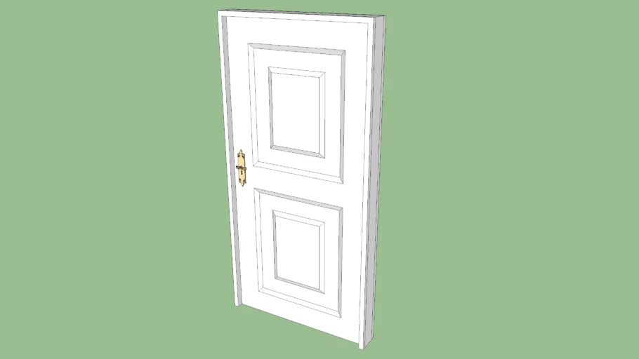 Simple 3D Interior Door | 3D Warehouse