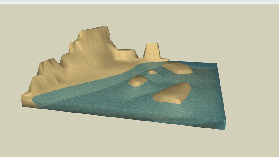 Beach terrain | 3D Warehouse
