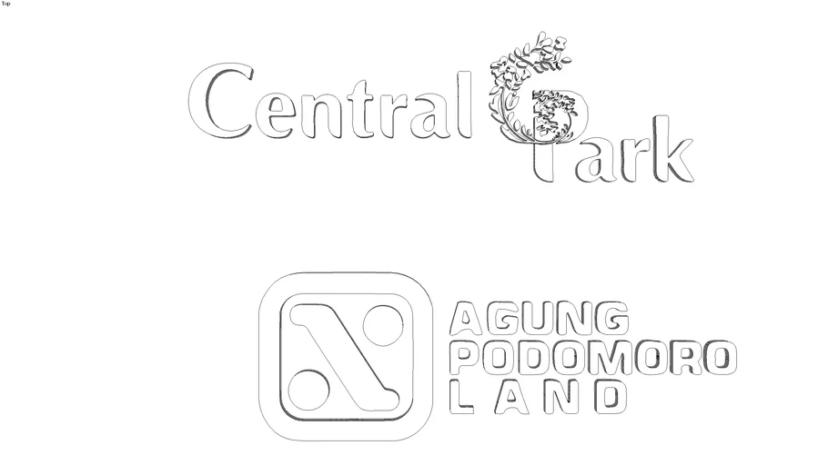 LOGO CENTRAL PARK & PODOMORO | 3D Warehouse