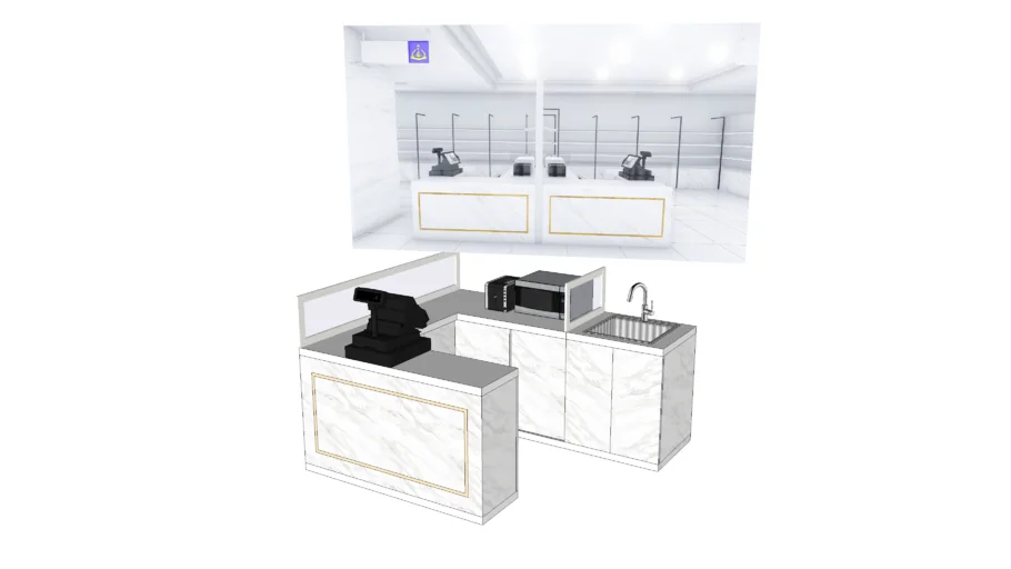 Cashier | 3D Warehouse