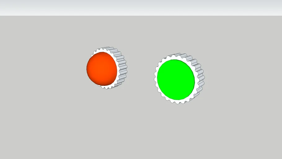 Push button & Alarm lamp | 3D Warehouse