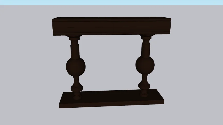 traditional console | 3D Warehouse