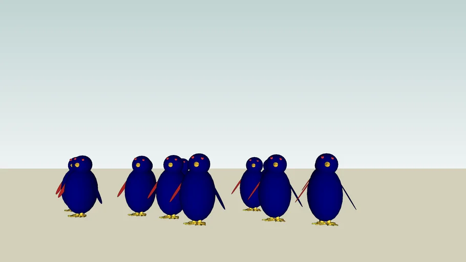 Army of Evil Penguins | 3D Warehouse