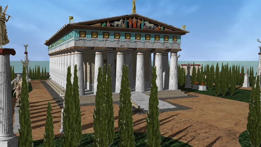 1]Olympia_Temple of Zeus_Pelopion_No1 | 3D Warehouse