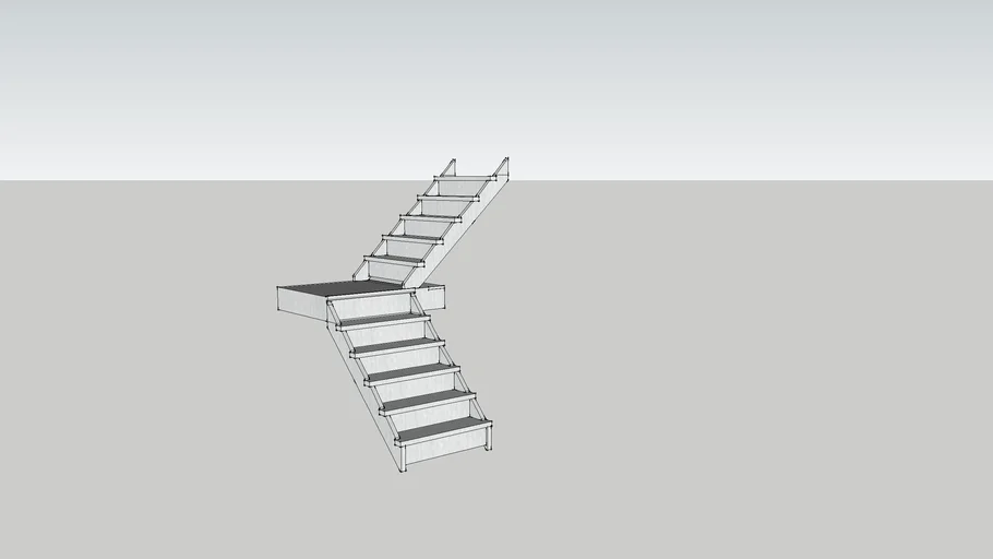 Old Wooden steps | 3D Warehouse
