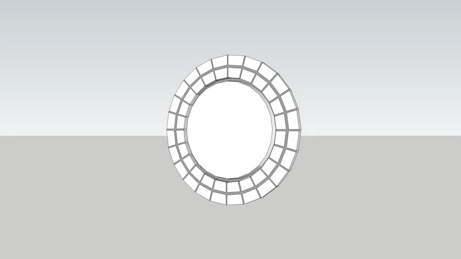 round mirror | 3D Warehouse