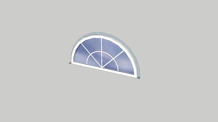 Pella Series 20 Half Circle Window | 3D Warehouse