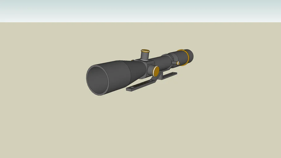 PM II 34mm scope | 3D Warehouse