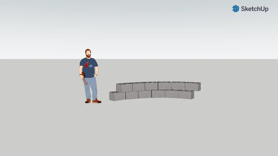 half_concrete_block | 3D Warehouse