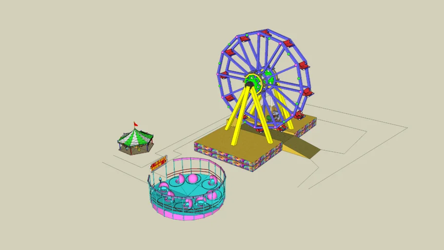 amusement park | 3D Warehouse