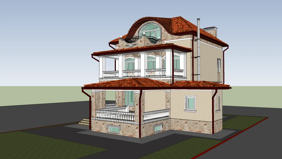 privet house, частный дом | 3D Warehouse