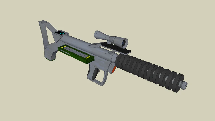 Gauss Rifle 1 | 3D Warehouse