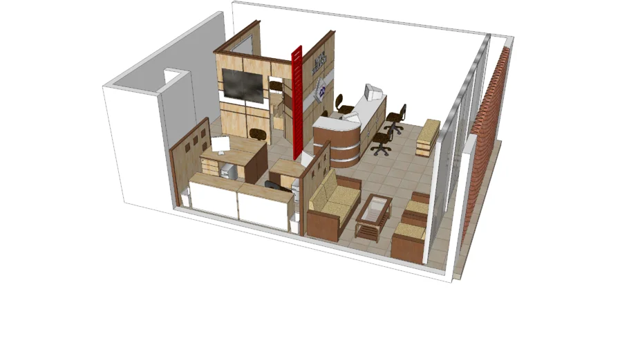 Interior BPR SLEMAN | 3D Warehouse