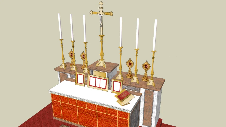 Baroque High Altar | 3D Warehouse