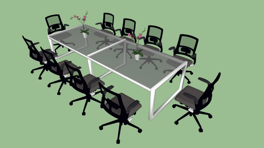 Meja Rapat | 3D Warehouse