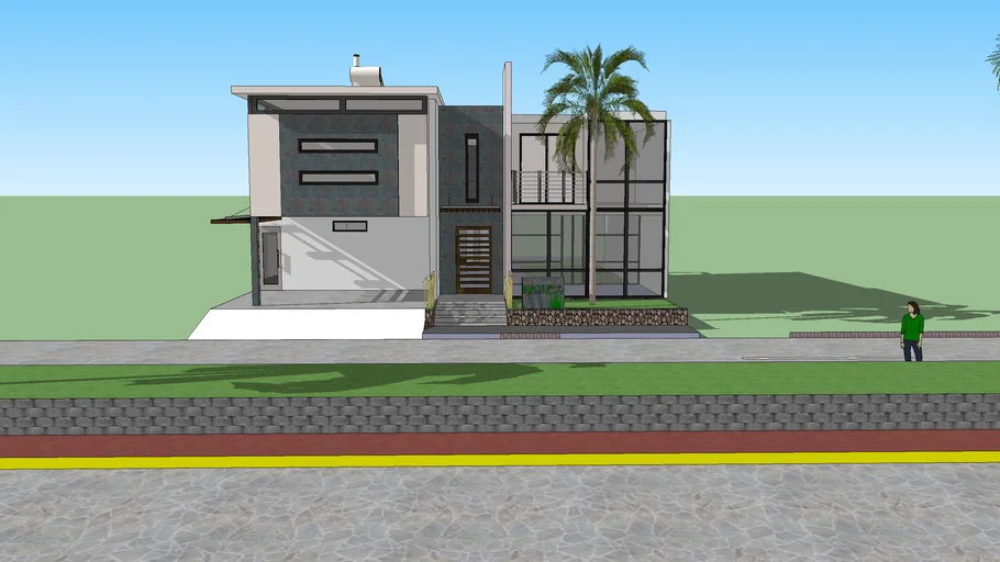 casa contemporanea modelo natura | 3D Warehouse