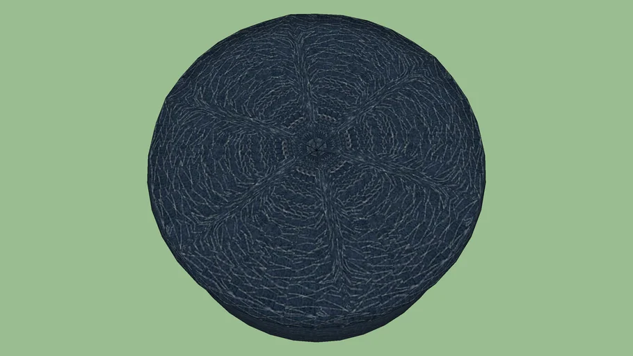 round about ottoman | 3D Warehouse