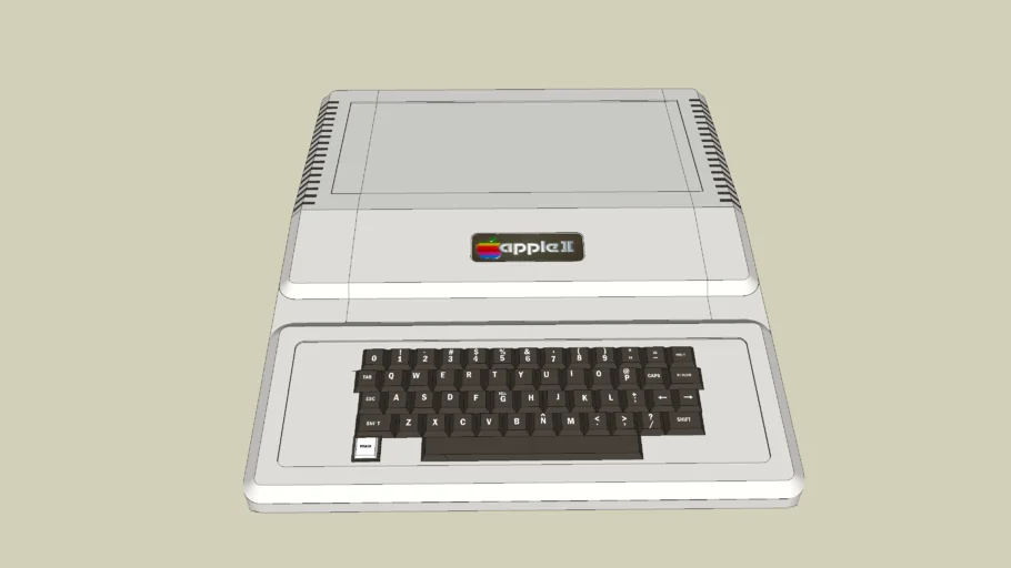 Apple II | 3D Warehouse
