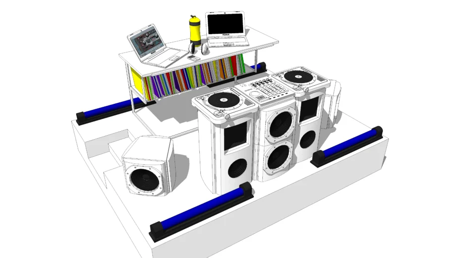 DJ Station - Please download and view slideshow! | 3D Warehouse