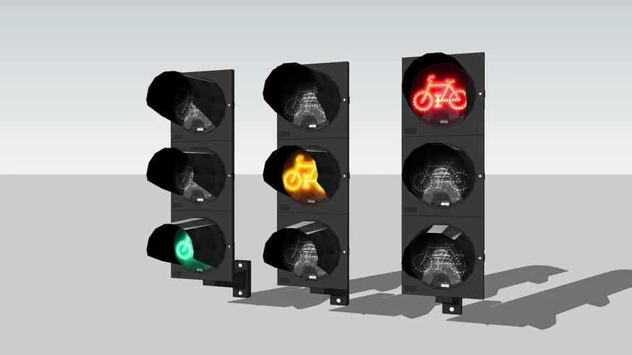 Iberian LED Bike signals | 3D Warehouse