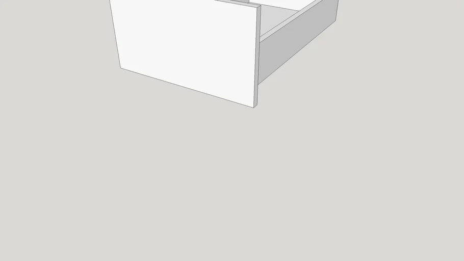 pantry top drawer.skp with face | 3D Warehouse