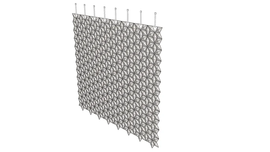 Hanging Room Divider Facet - HL - W272 x H269cm | 3D Warehouse