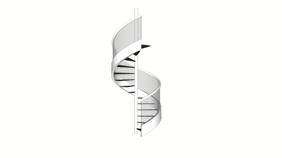 escalera espiral | 3D Warehouse