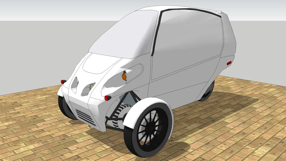 ARCIMOTO FUV SELF-DRIVING DELIVERY EV | 3D Warehouse