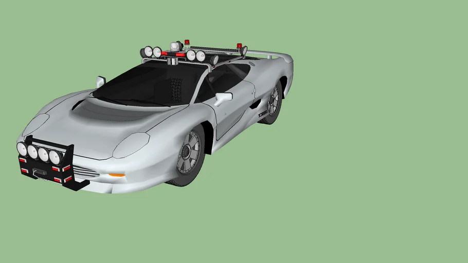 jaguar xj 220 ice racing | 3D Warehouse