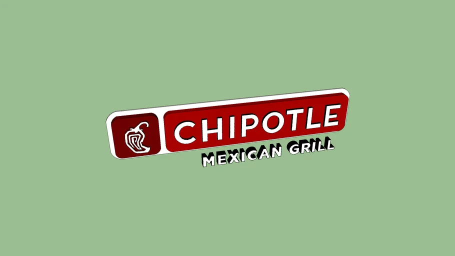 Chipotle Mexican Grill Building Sign | 3D Warehouse