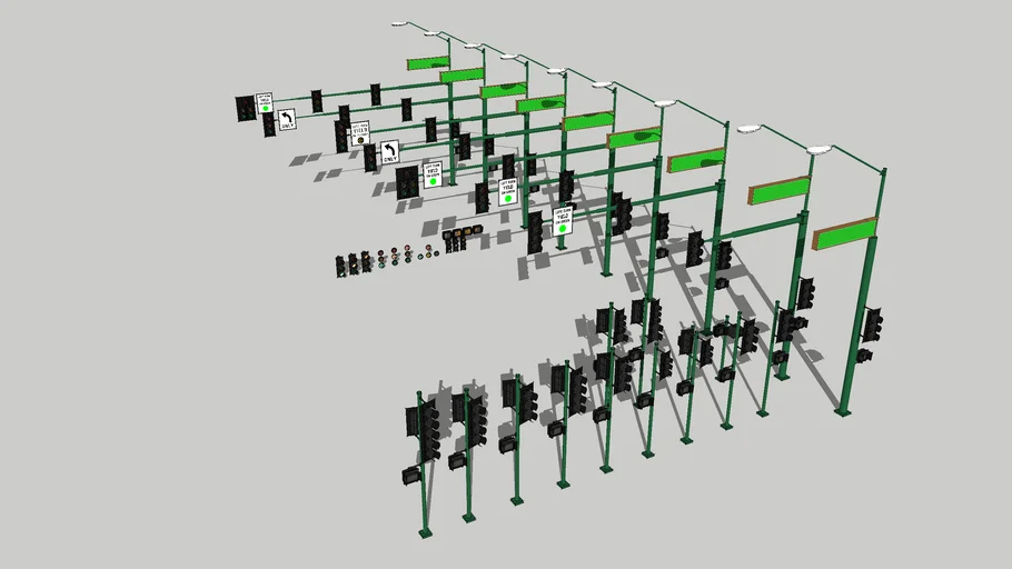 Pheonix Arizona Traffic signal set | 3D Warehouse