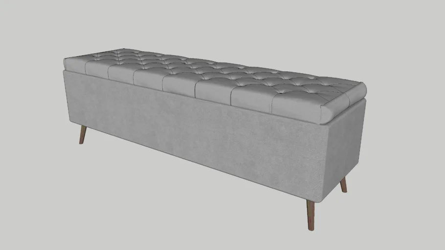 Sofa Bench + Storage | 3D Warehouse