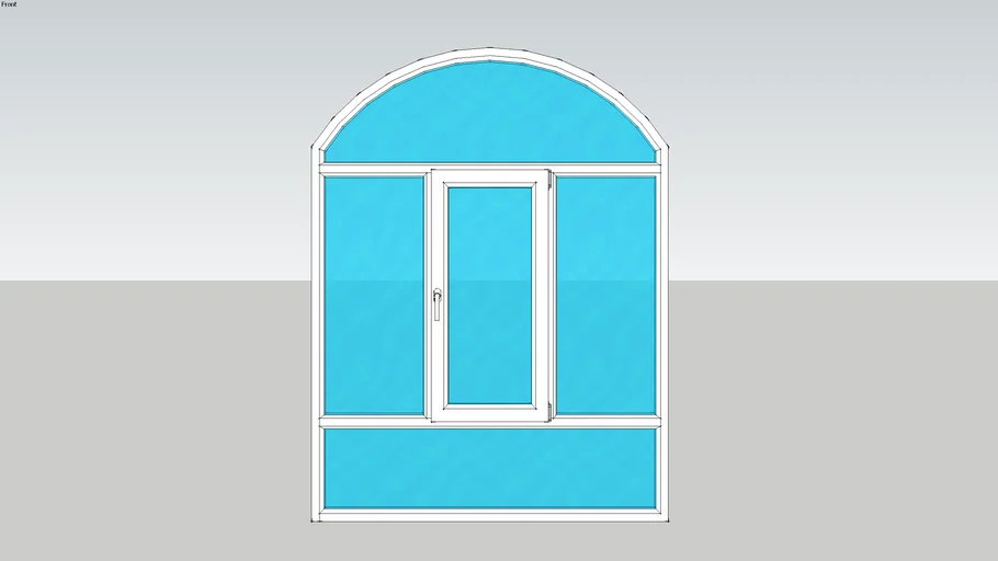 upvc arch window | 3D Warehouse