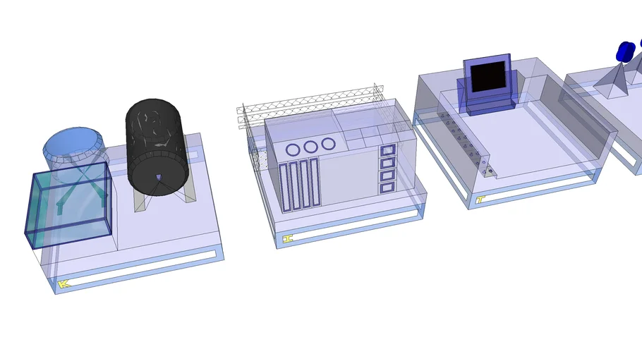 Machines ver. Blue | 3D Warehouse