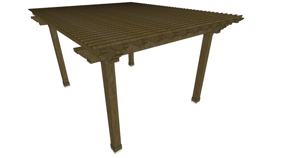 Cedar Arbor Structure | 3D Warehouse