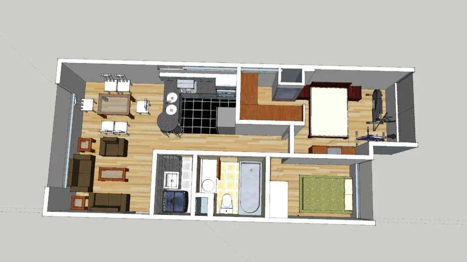 DEPARTAMENTO DE 62 MT 2 | 3D Warehouse