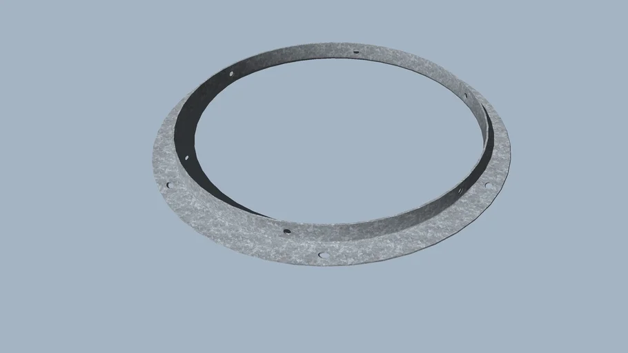 Galvanized Angle Ring | 3D Warehouse