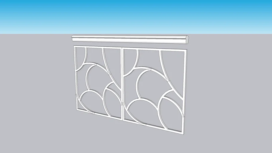 Modern Railing | 3D Warehouse