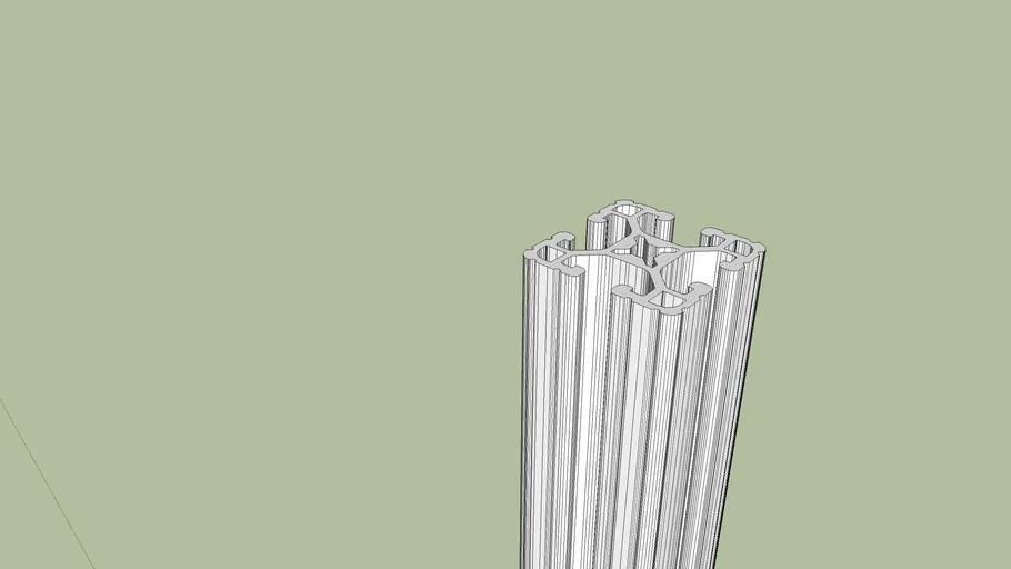 8020 Extrusion 1515 UL Profile | 3D Warehouse