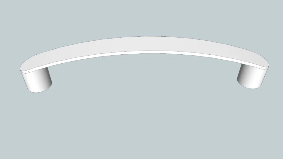 curved furniture handle | 3D Warehouse