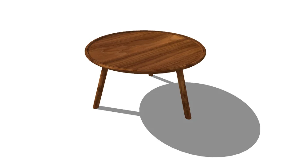 little, low three legged side table | 3D Warehouse