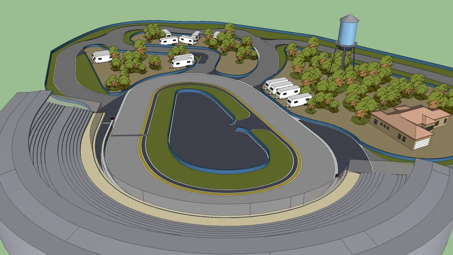 race track | 3D Warehouse