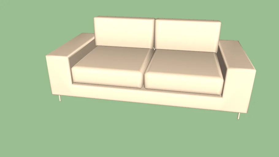 Stylish Sofa (cream) | 3D Warehouse