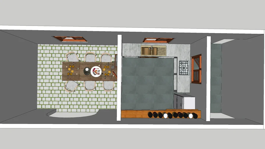 Traditional Kitchen | 3D Warehouse