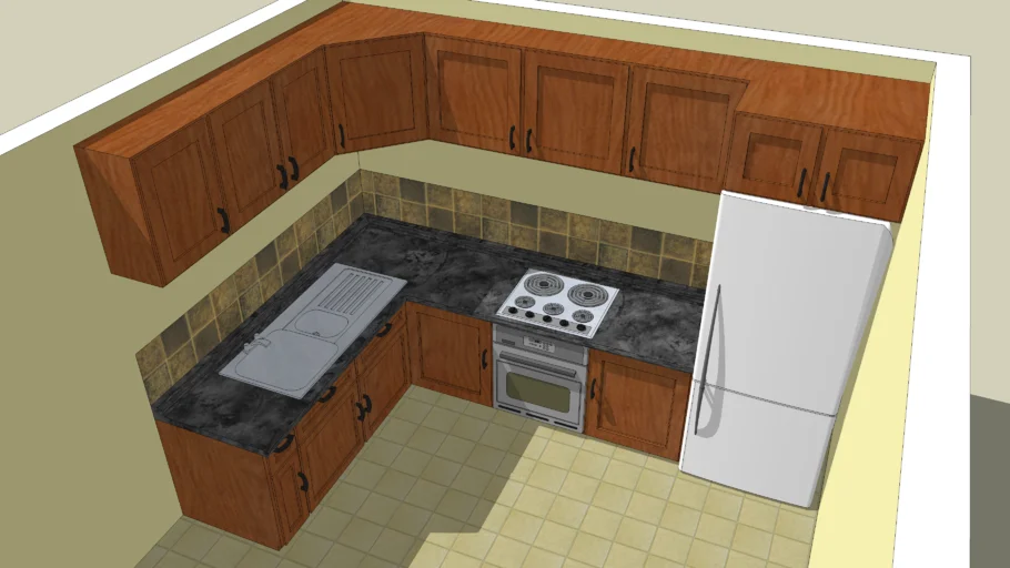 Kitchen Layout | 3D Warehouse