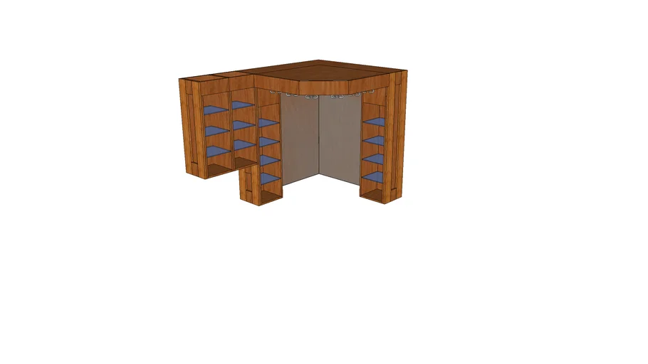 Stemware bar cabinets | 3D Warehouse