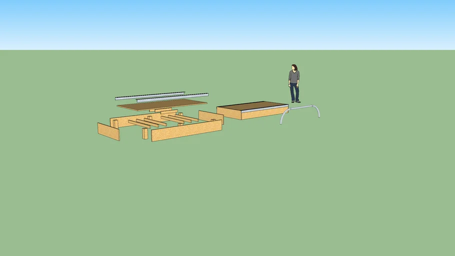 Exploded Skate Box and rail | 3D Warehouse